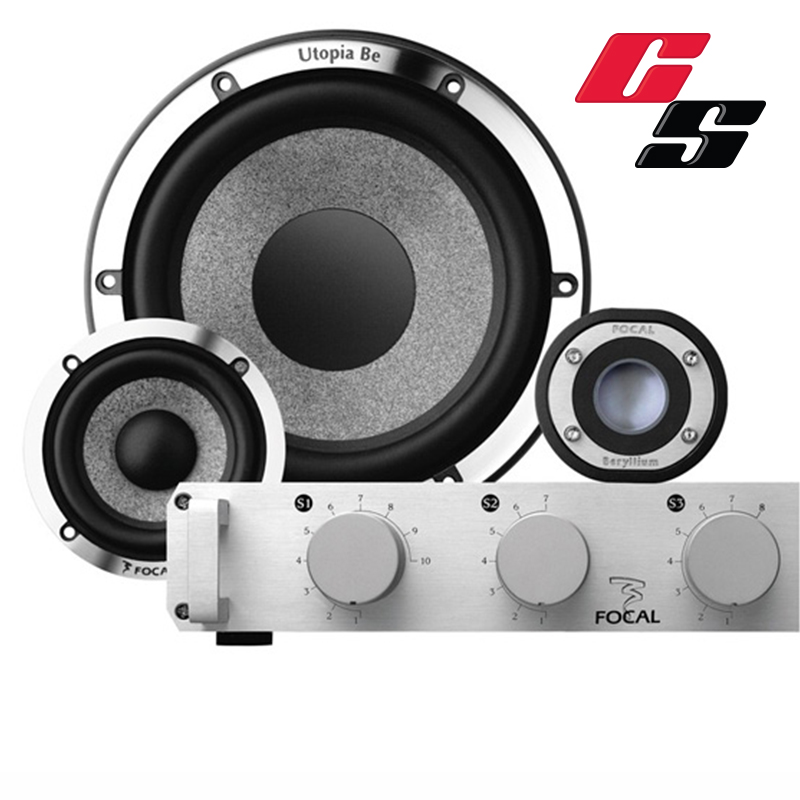 Focal Utopia Be Kit N°7 6-1/2" 3-way Component Speaker System - Car Salon
