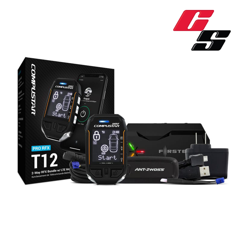 Compustar T12 2-Way LCD, 3-Mile Range Remote Kit Package (INSTALLED ...