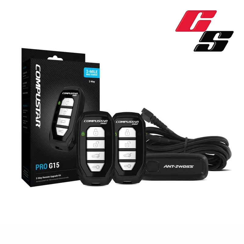Compustar PRO G15 2-Way LED Remote (INSTALLED ONLY) 2-WAY LCD, 3000 ...